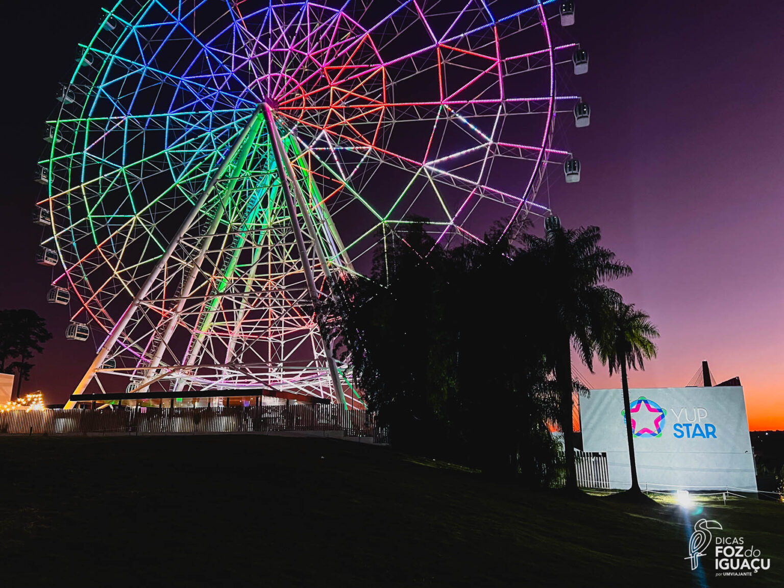 YUP Star Roda Gigante de Foz do Iguaçu: Vale a pena? Como é o passeio ...
